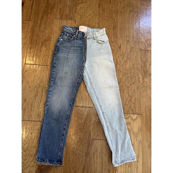 REVICE | Jeans | Revice Yin Yang Split Twotone Full Zip Front Back ...